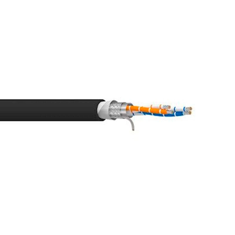 West Penn 2PR. 22G SHLD DIRECT BUR CM Bulk Access Control Cable, Reel ...