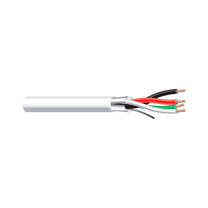 West Penn 4C 18G STRD SHLD PLEN II Bulk Control Cable, Reel-In-Box ...