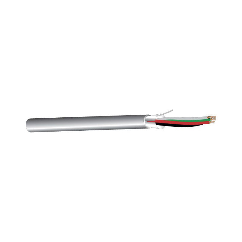West Penn 4C 18G STRD SHLD PVC JKT Bulk Control Cable, Reel-In-Box ...