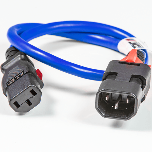 Zonit zLock Power Cord, Locking C14 to Locking C13, 14AWG – FireFold