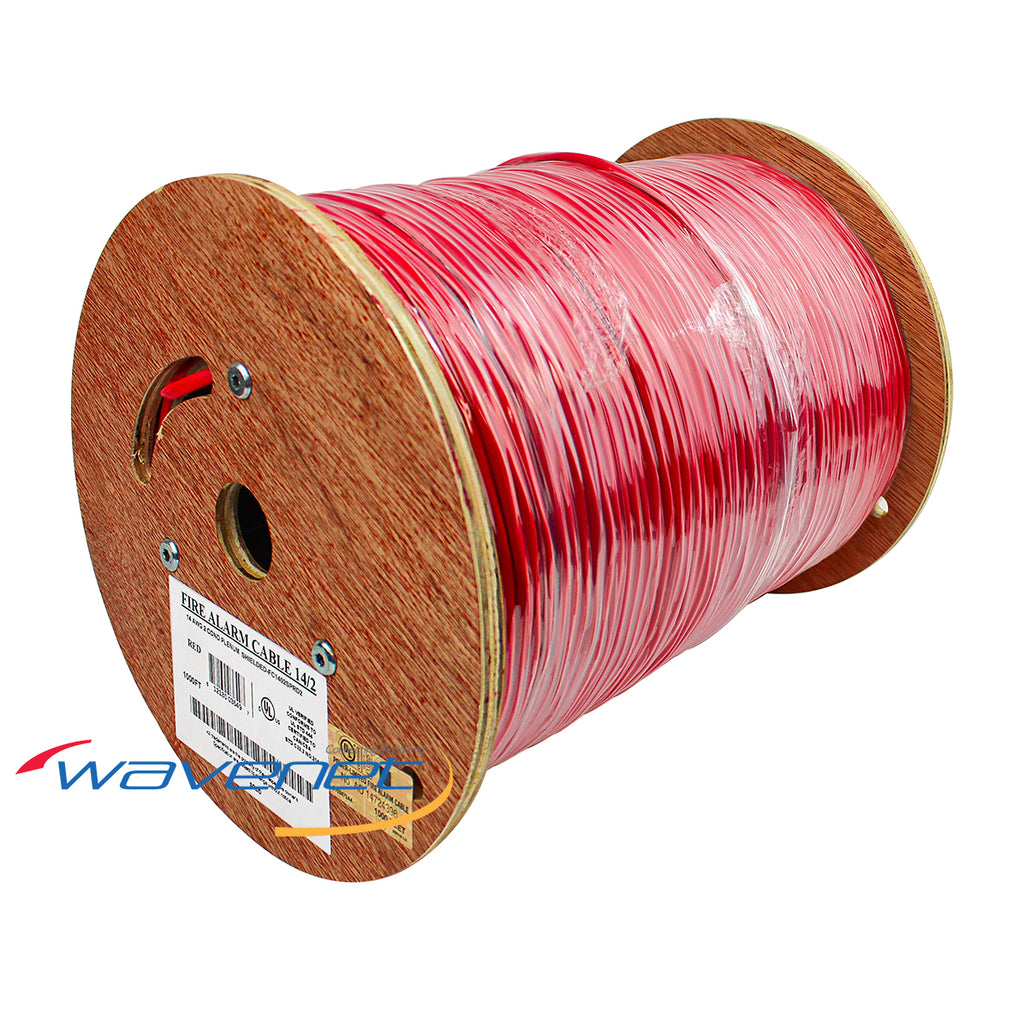 Wavenet Fire Alarm Cable 14AWG 2C Shielded FPLP - 1000ft Reel – FireFold