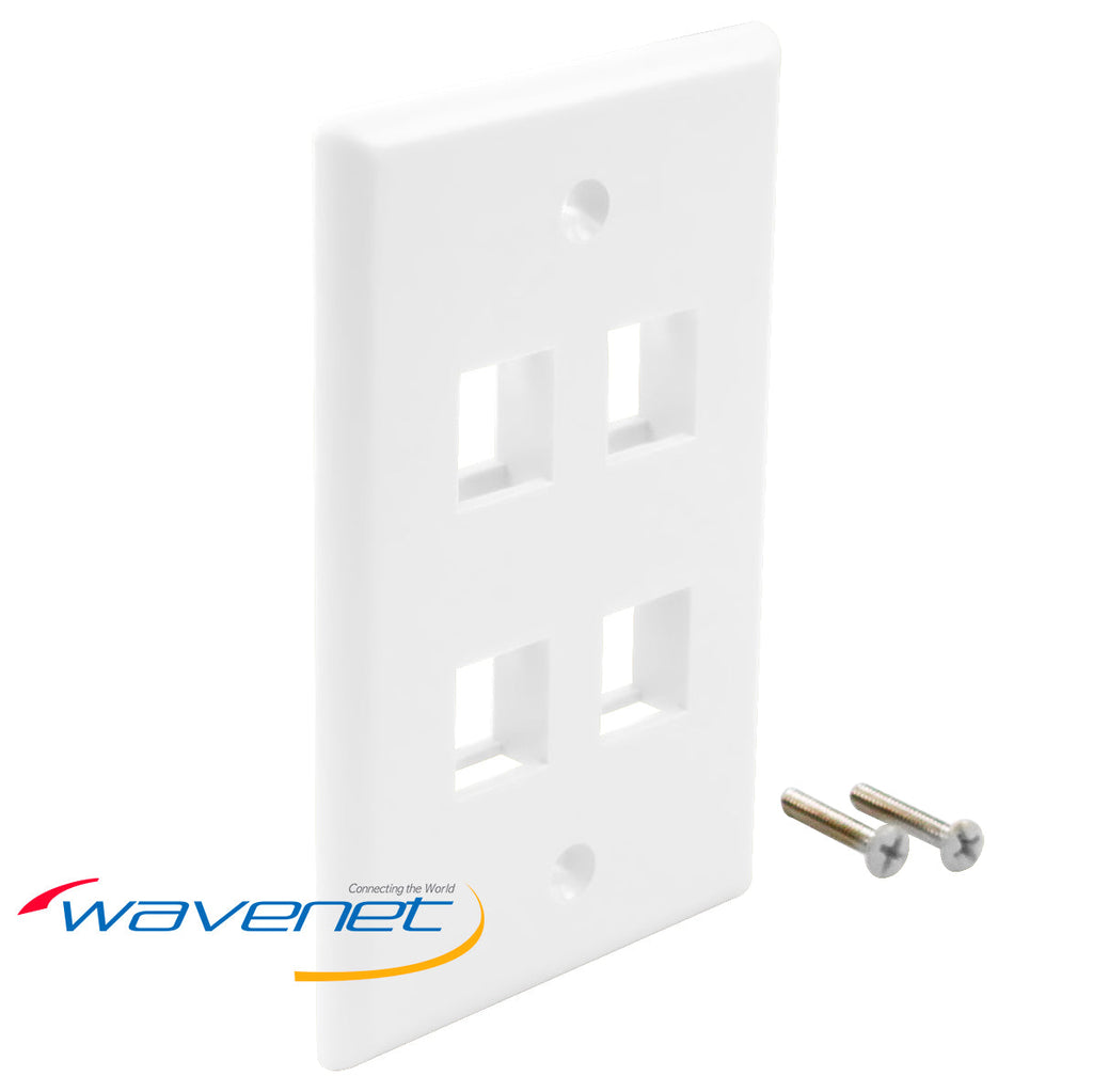 Wavenet Single Gang, Flush Style, Faceplate, Without Id Windows – FireFold