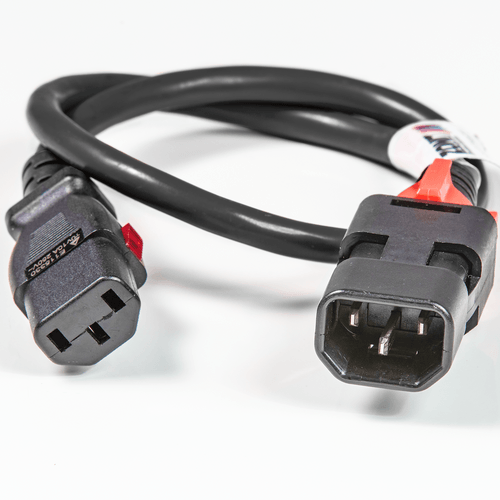 Zonit zLock Power Cord, Locking C14 to Locking C13, 17AWG - Black ...