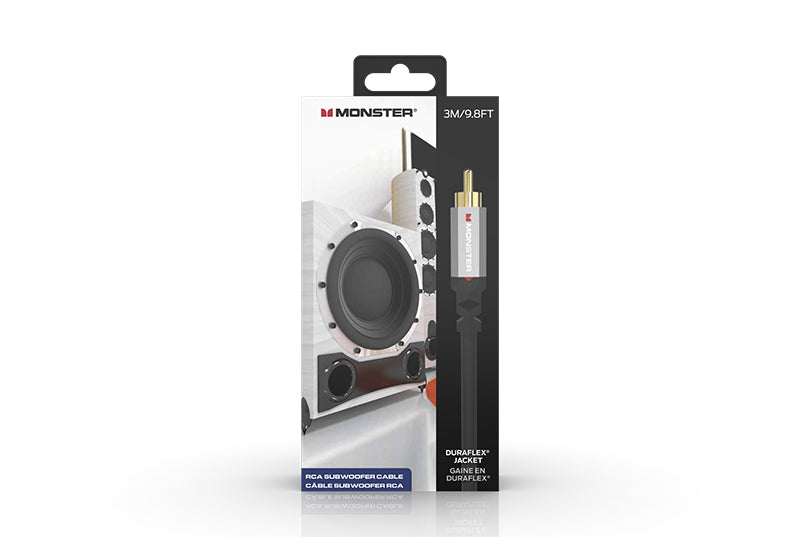 Monster RCA Subwoofer Cable – FireFold