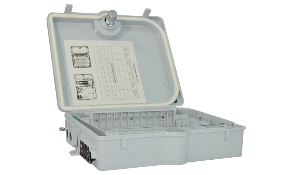 Techlogix Networx 12-port Fiber Optic Distribution Box – FireFold
