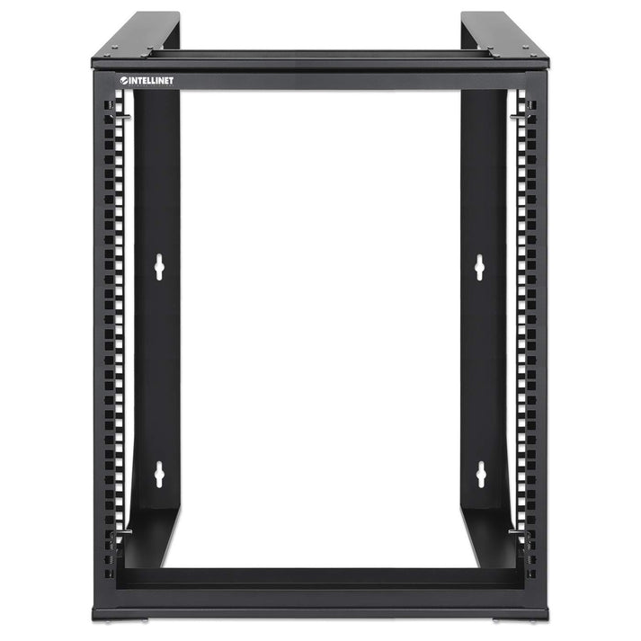 Intellinet 19" Wall Mount Open Frame Network Rack, Front-Hinged Swing ...