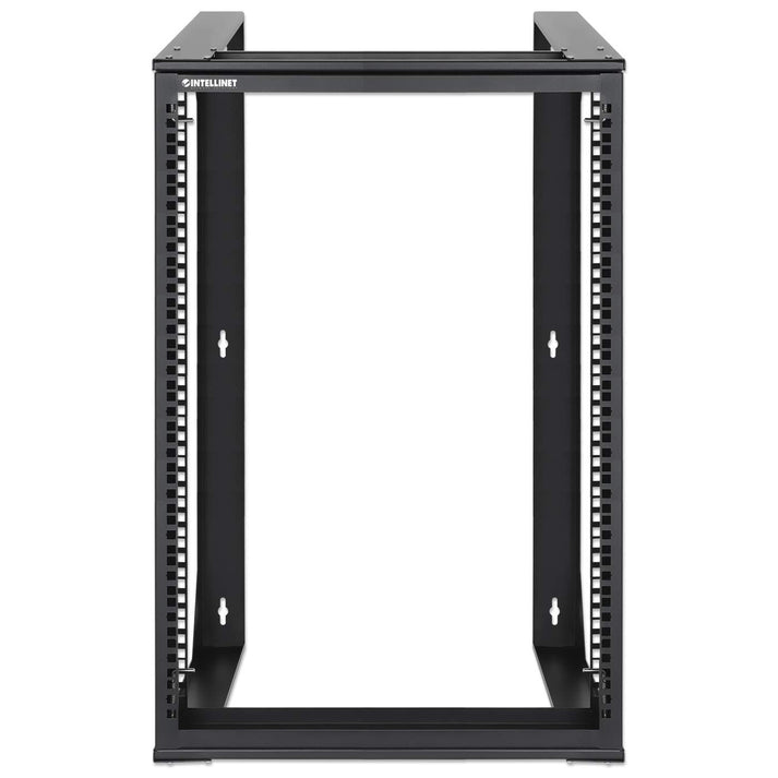 Intellinet 19" Wall Mount Open Frame Network Rack, Front-Hinged Swing ...