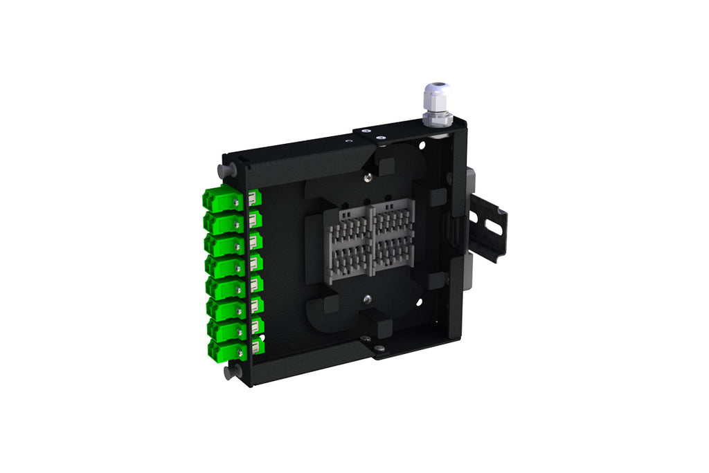 Vertical Cable DIN-Rail Connectivity Node – FireFold