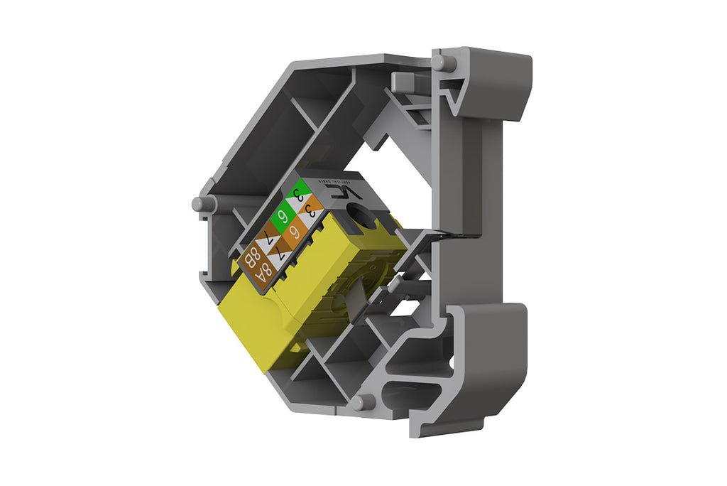 Vertical Cable DIN-Rail Keystone Module Holder, 35-mm – FireFold