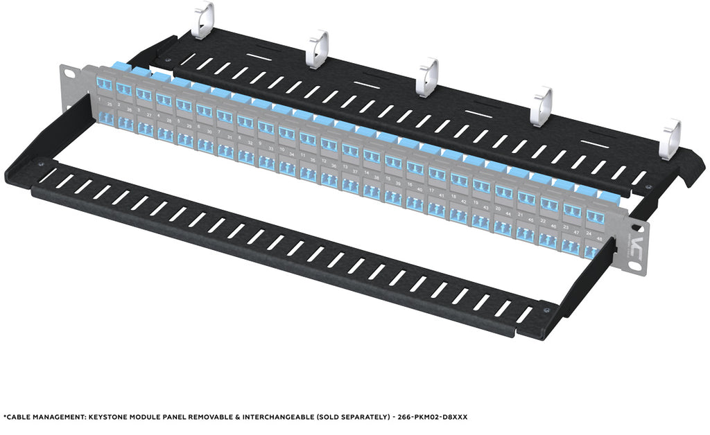 Vertical Cable General Purpose Cable Management Bar – FireFold