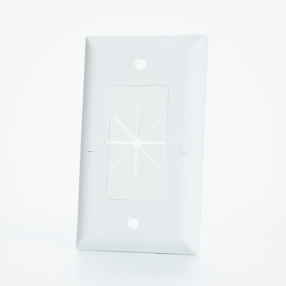 DataComm Split Wall Plate with Flexible Opening – FireFold