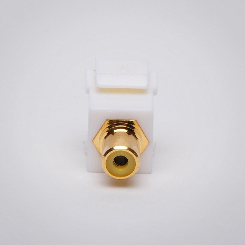 RCA Keystone Jack White Insert – FireFold