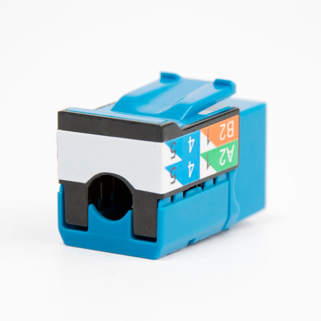 Vertical Cable CAT6A Keystone Jack 110 Style – FireFold