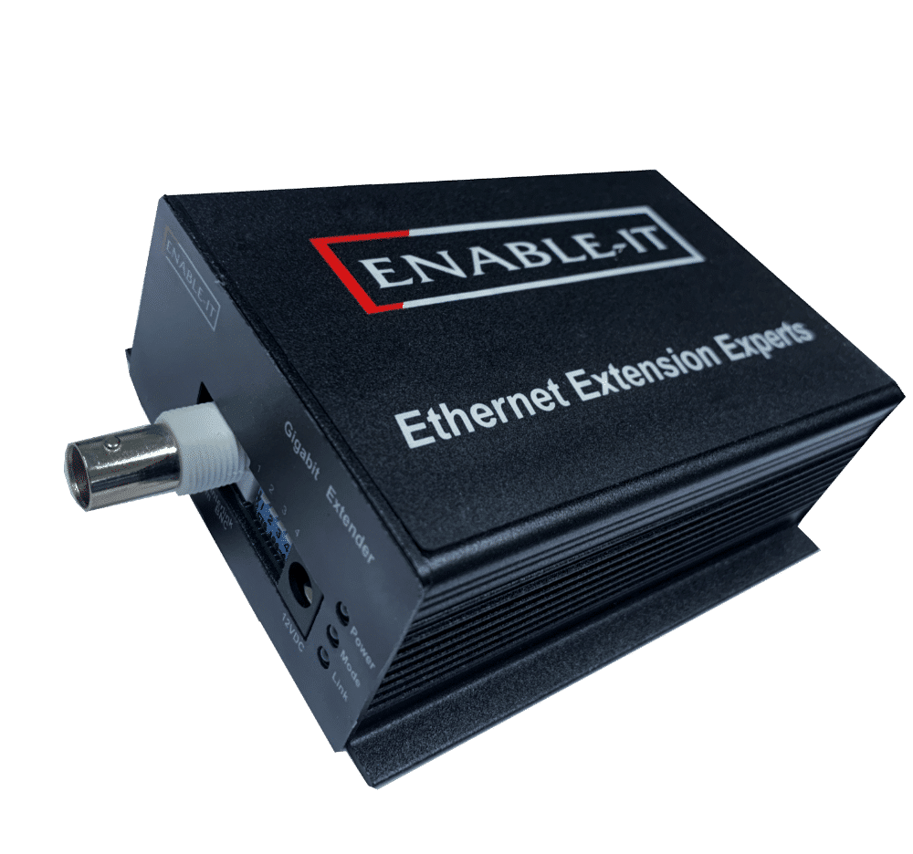 Enable-IT Gigabit Coax Ethernet Extender Kit 4-Port – FireFold