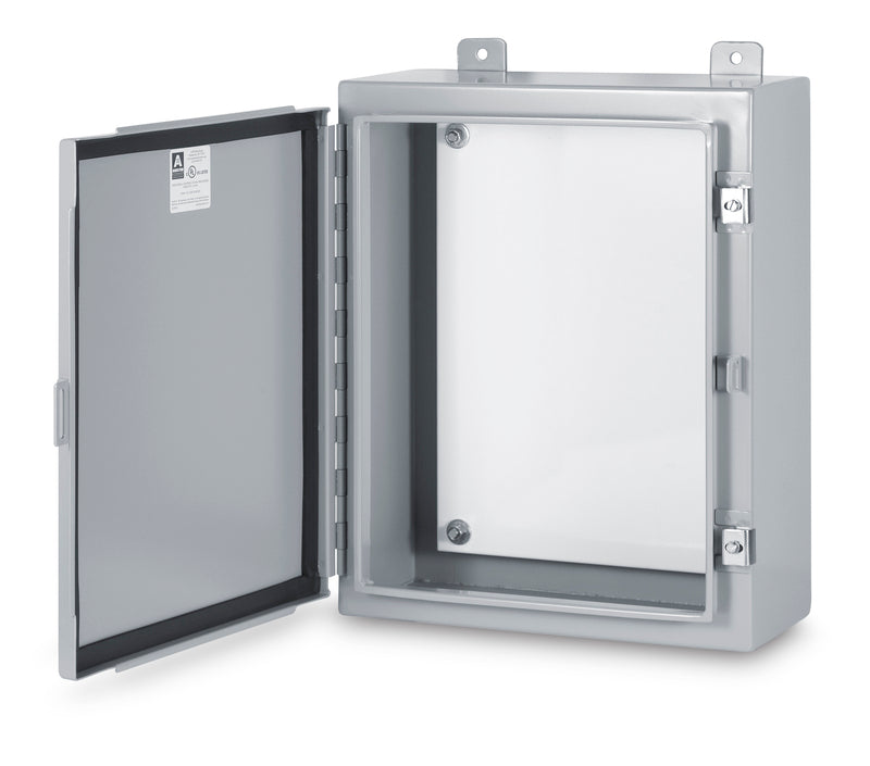 Austin AB-242410N 24x24x10 Type 12 Single Door Enclosure - Painted ANS ...