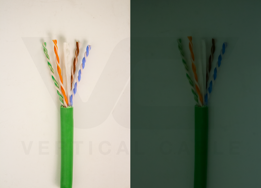 Vertical Cable CAT6A UTP, CMP, 23AWG, Solid, 550MHz – FireFold