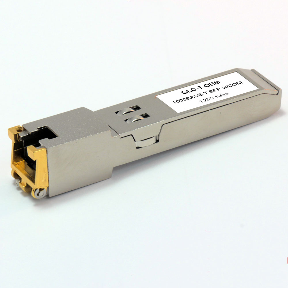 Cisco Compatible (GLC-T) 1000 Base-T SFP Copper 100 Meter 30-1410-02 R ...