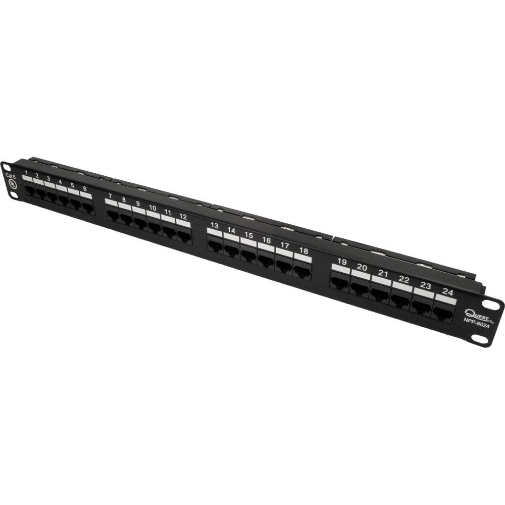 Best Quest NPP-6024 Cat6 UTP Patch Panel – FireFold