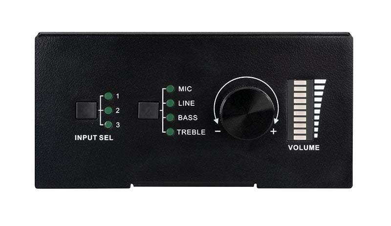 PulseAudio Single Channel 100W Amplifier With Mic Input – FireFold