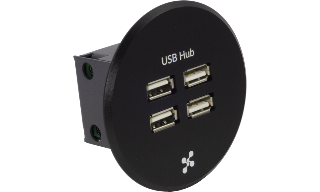 Techlogix Networx Four port USB Hub Table Insert – FireFold