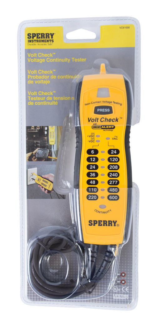 Sperry Instruments Volt Check Voltage-Continuity Tester, VC61000 – FireFold