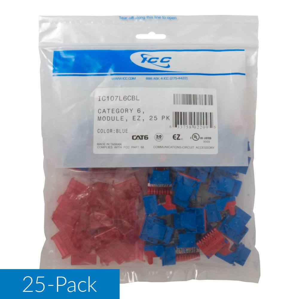 ICC CAT6 RJ45 Keystone Jack-High Performance | FireFold