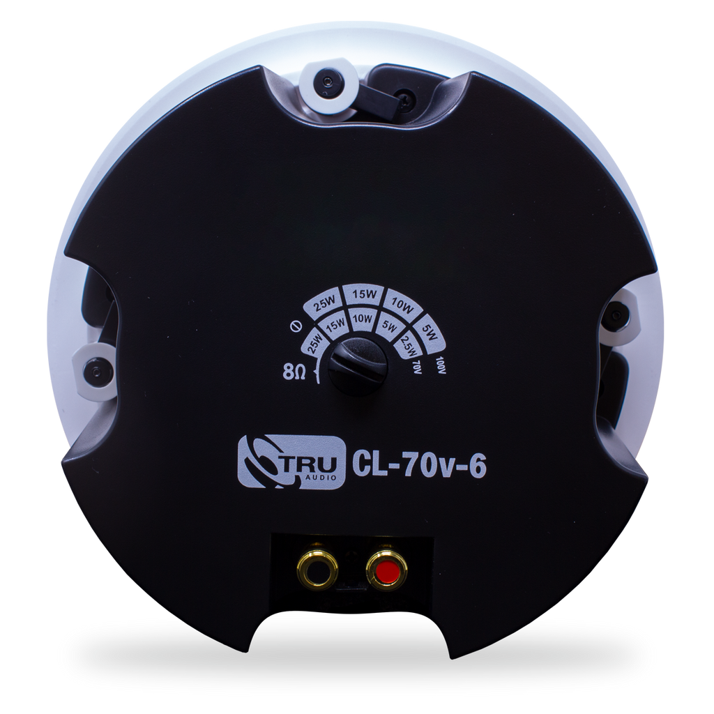 TruAudio 2-Way, 70V/100V, In-Ceiling, Commercial Speaker, 6.5" – FireFold