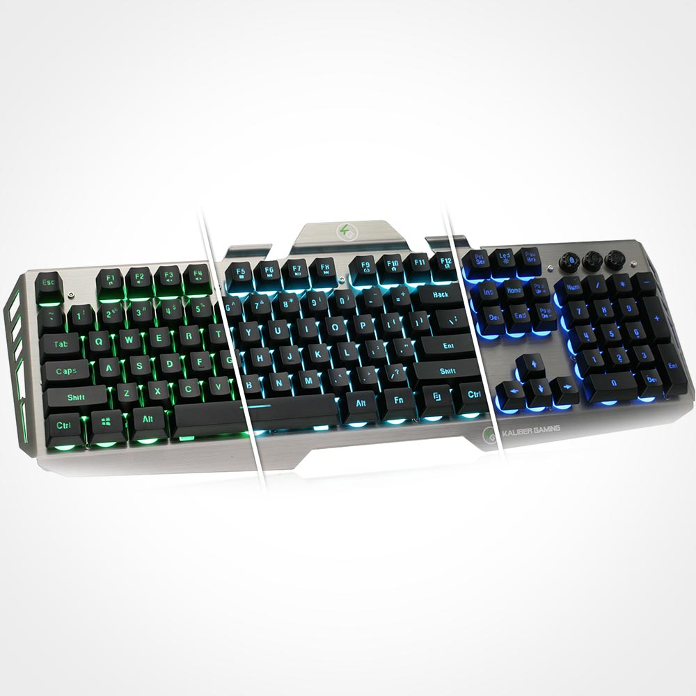 IOGEAR Kaliber HVER Aluminum Gaming Keyboard - FireFold