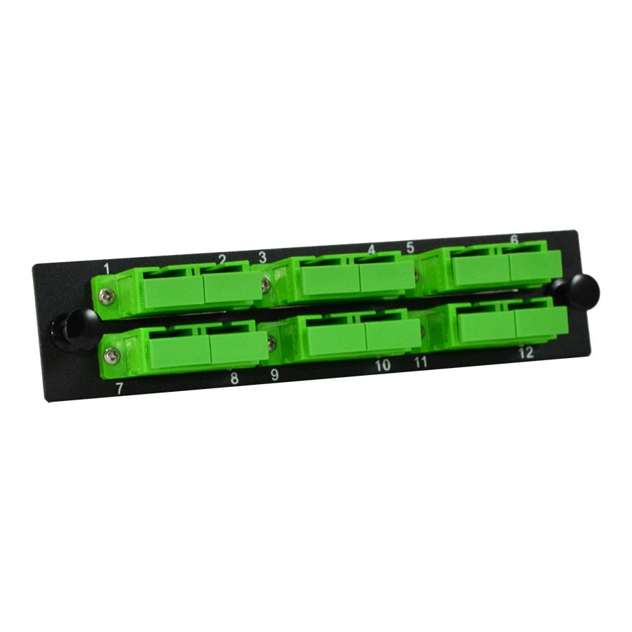 SCP 6 Duplex SC/APC Single-Mode Fiber LGX Adapter Plate – FireFold