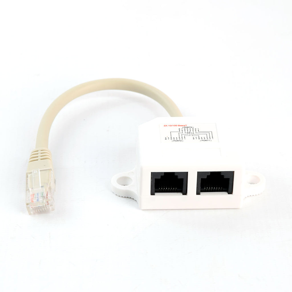 CAT5E Splitter 10/100 Type 8 Base-T Pigtail RJ45 Splitter – FireFold