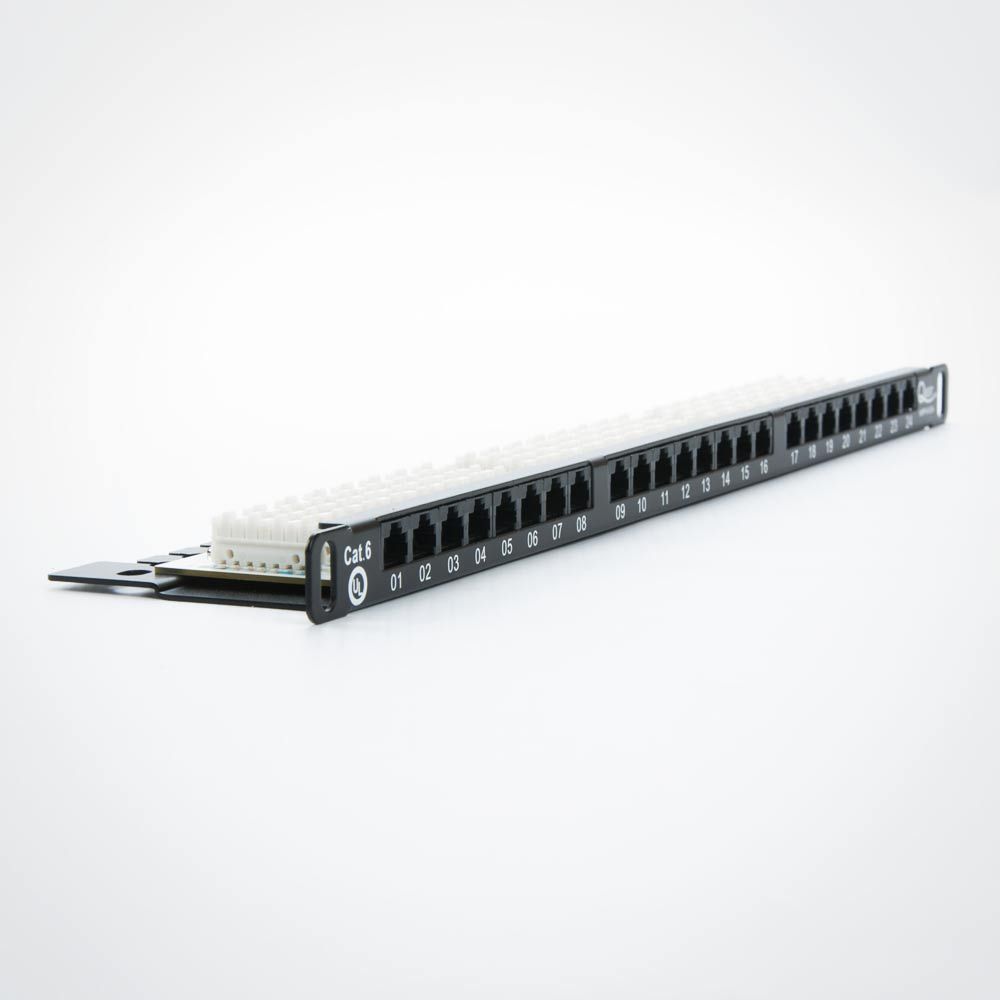 Quest CAT6 Low-Profile HD Patch Panel - FireFold