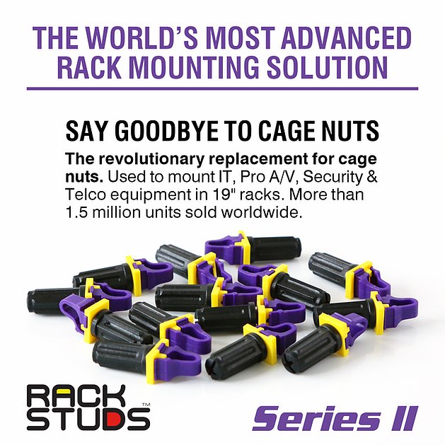 Rackstuds Rack Mount Series II | Purple, 3.2mm Version – FireFold