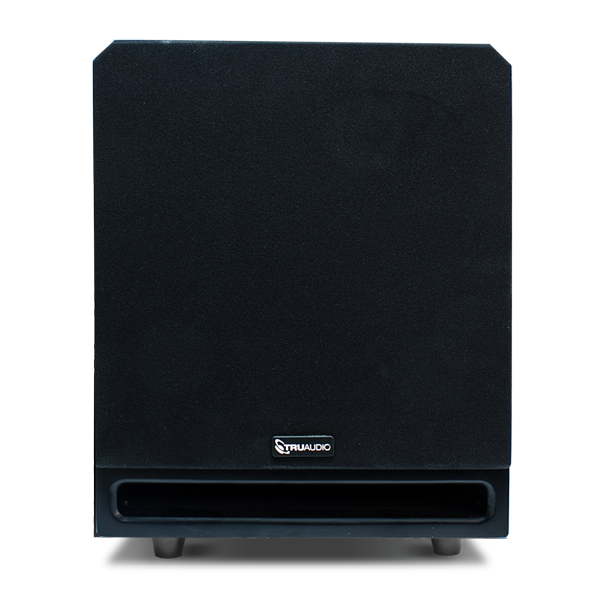 TruAudio Powered Slot Subwoofer - 8" Driver, 100W Internal Amplifier ...