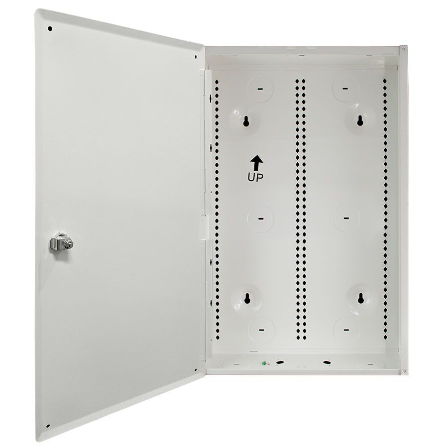SCP 18" Metal Enclosure, 18"H X 14.25"W X 4"D, + Metal Hinge Cover W/K ...