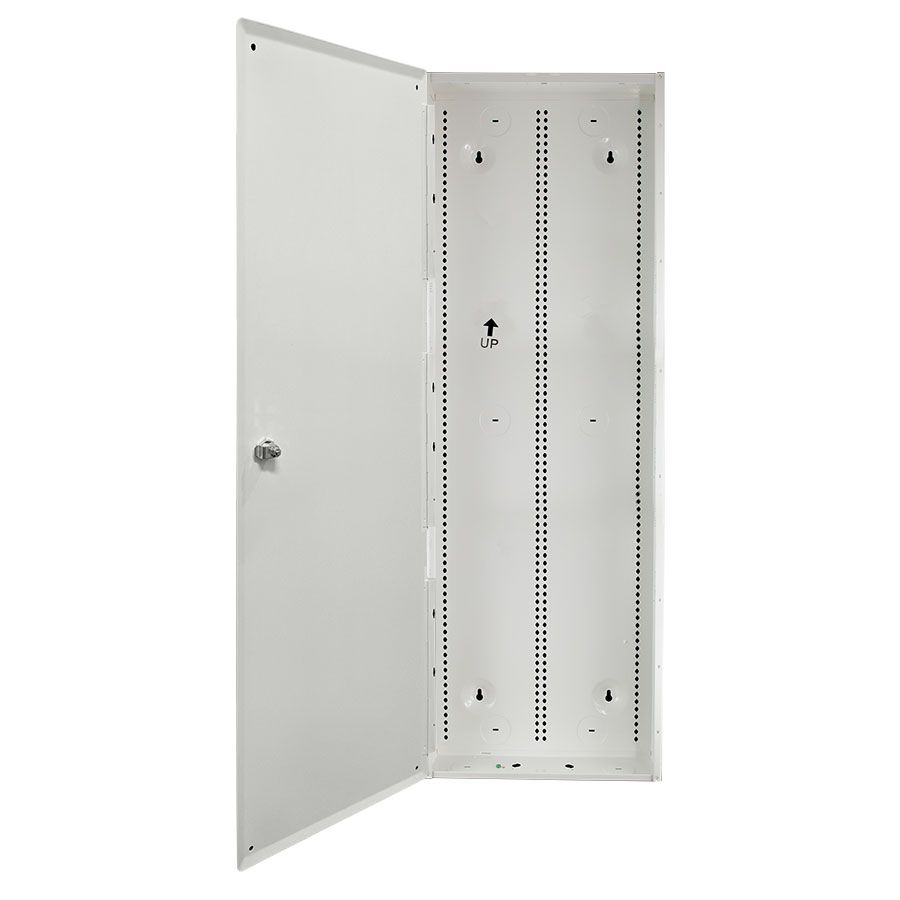 SCP 42" Metal Enclosure, 42"H X 14.25"W X 4"D + Hinged Metal Cover W/K ...