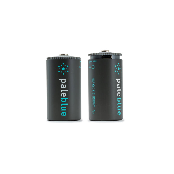 Pale Blue Lithium Ion USB Rechargeable D Batteries - 2 Pack – FireFold